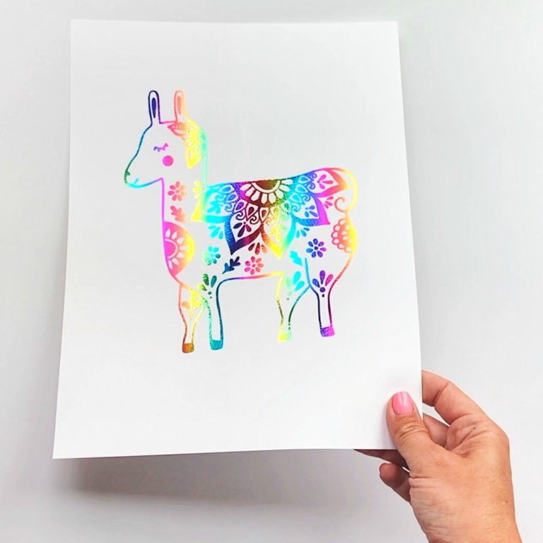 DIY Foil Art Prints - How to Make Your Own Foil Art