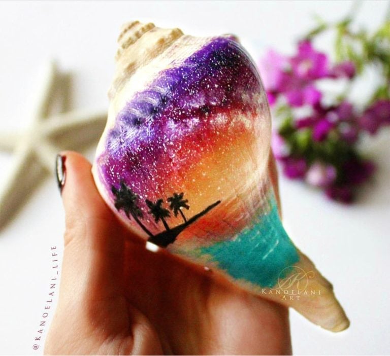 20 Painted Sea Shell Designs