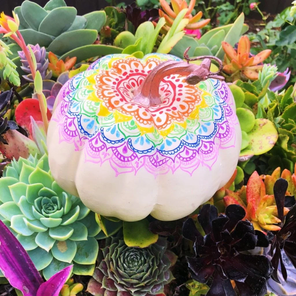 Colorful Pumpkin Decorating Ideas