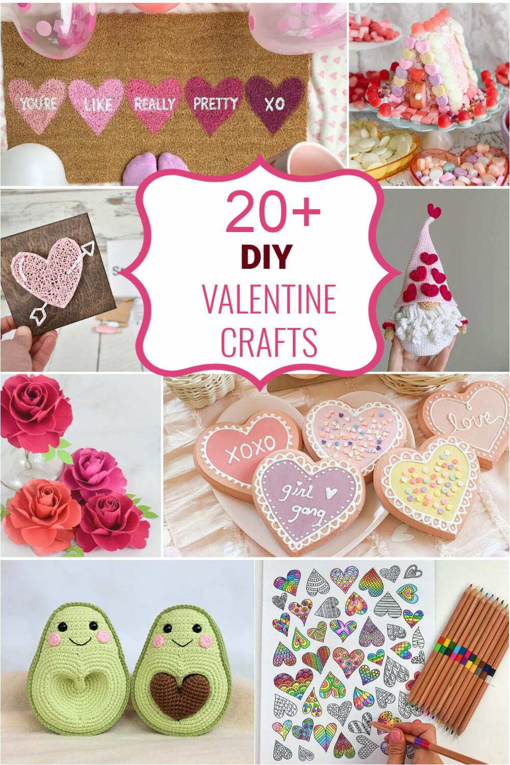 20 DIY Valentine Crafts that Make Great Gifts