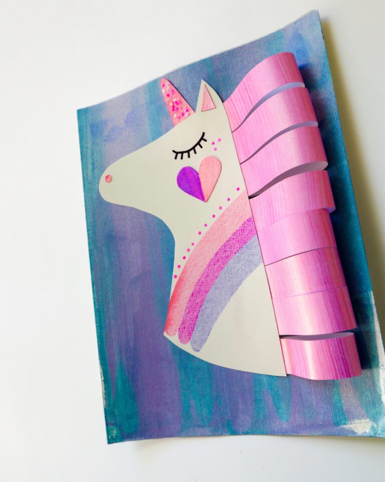 Printable Unicorn Craft for Kids - Free Unicorn Template