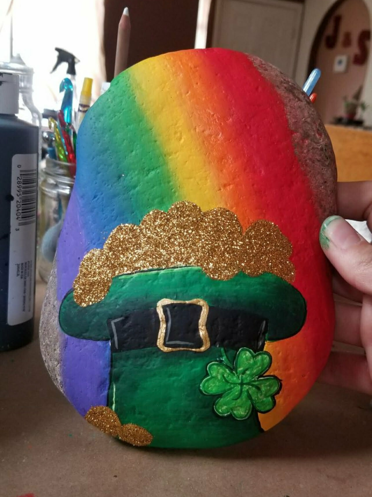 20 St. Patrick's Day Painted Rocks to Inspire