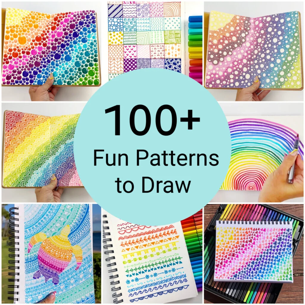 Cute Easy Designs To Draw On Paper For Kids