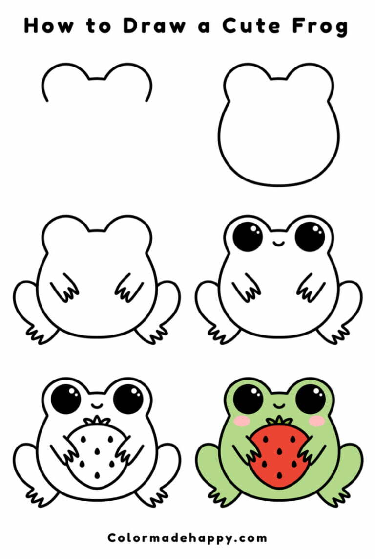 11 Easy Frog Drawing Ideas