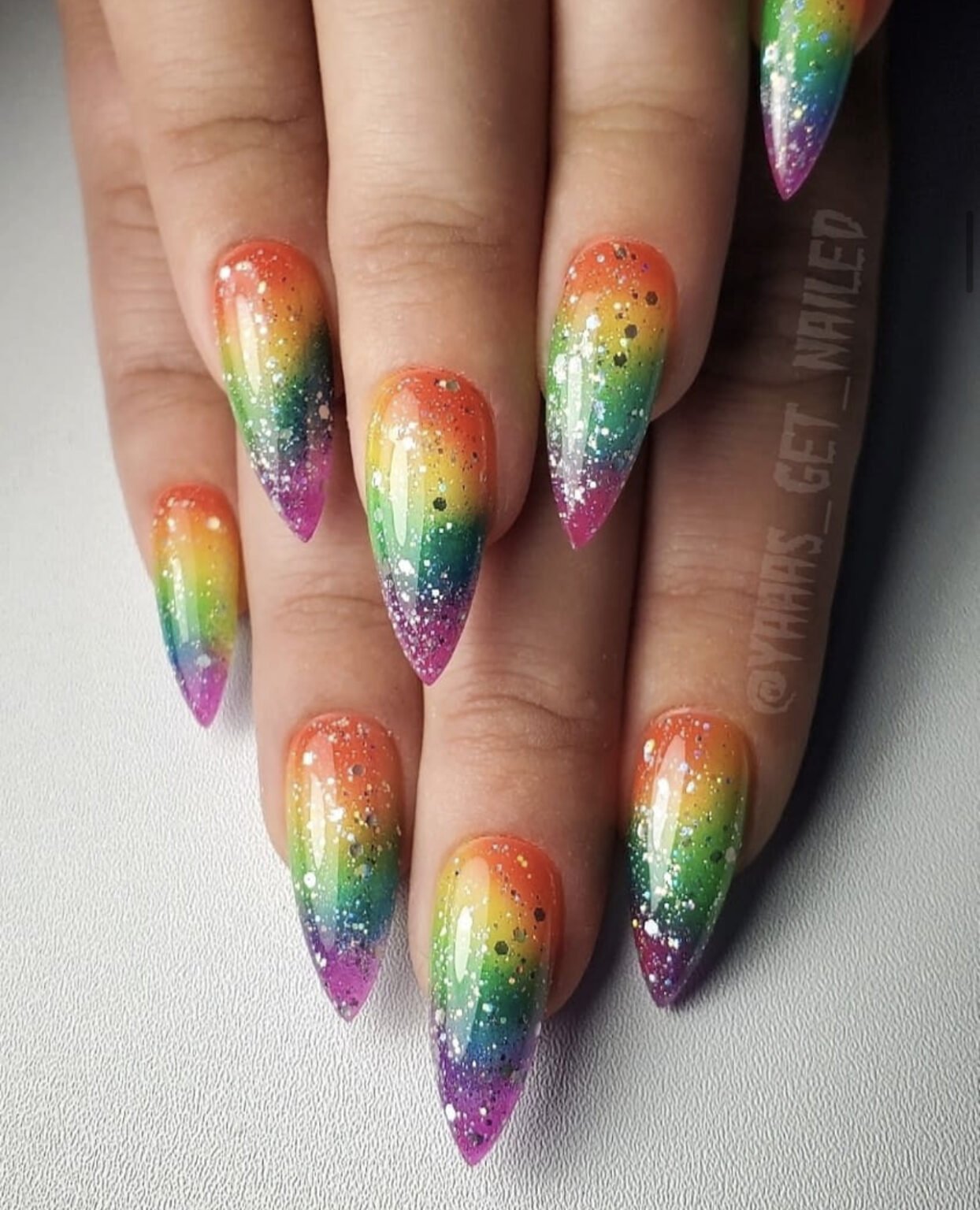 Rainbow Nails: 30+ Gorgeous Ideas to inspire Your Design