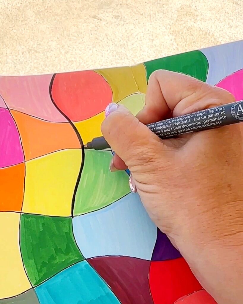 Patchwork Pattern Drawing