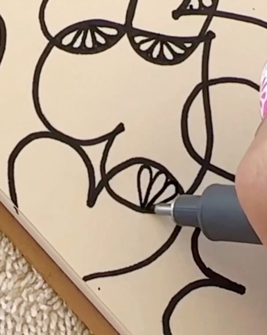 Easy Heart Drawing Pattern